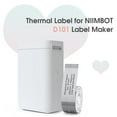 NIIMBOT D101 Thermal Printer Refill, 1"x 2.36" Labels, 1 Roll of 110 ...