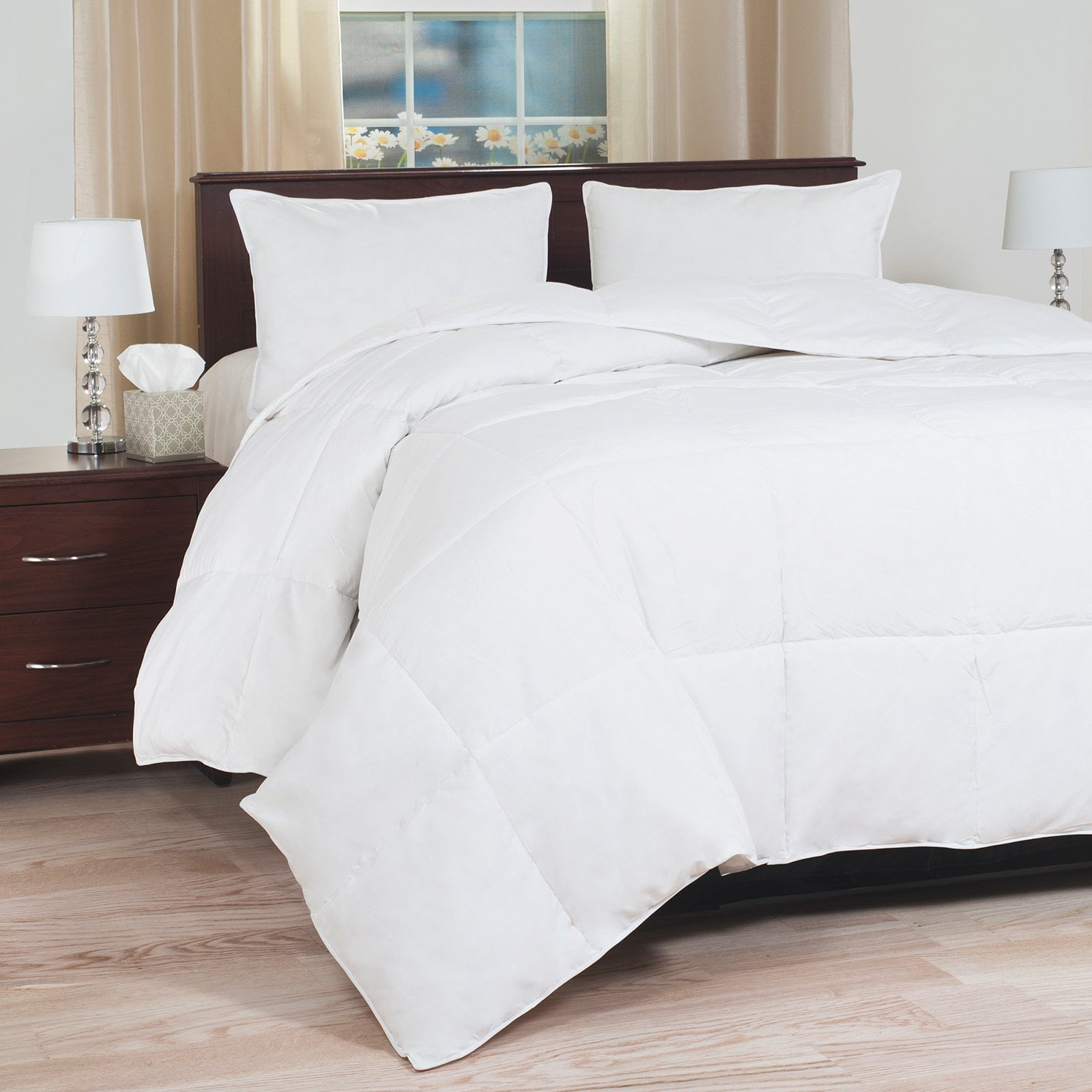 Lavish Home Down Blend Overfilled Bedding Comforter - Walmart.com