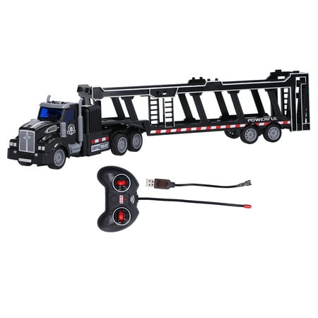 LHCER Wireless Remote Control Trailer Truck Model 4CH Children Baby Boy ...