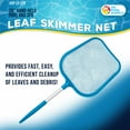 "U.S. Pool Supply 26"" Professional Spa, Pool Leaf Skimmer Net with 12"" Aluminum Handle ...