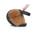 Kesitin Fuzzy Slippers Women Cross Band Fluffy Soft Furry Cozy House ...
