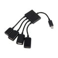 4 Port Micro USB Host OTG Hub Adapter Cable for Android Tablet ...