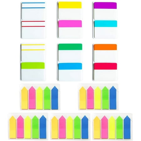 SUPRR FAFA Sticky Tabs,Post it Flags Tabs Colorful Flags Sticky Notes ...