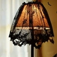 COOLL Halloween Bat Cobweb Lamp Shade Cover Lace Ribbon Curtain ...