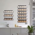 Adjustable Wall Mount Spice Rack, 9-Tier Dual-Use Organizer, Multi ...