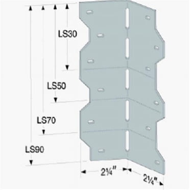Simpson Strong Tie ECCQ66SDS2.5 7-Gauge 6x6 End Column Cap with SDS ...