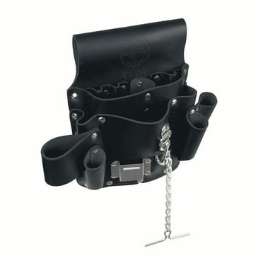 Klein Tools Tool Pouch, Tool, Leather, Black, 5167 - Walmart.com