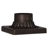 John Timberland Rustic Industrial Outdoor Post Light Mount Adapter ...