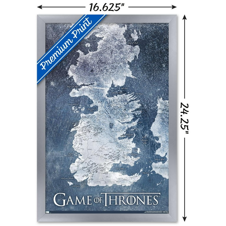 Game Of Thrones Map The Wall