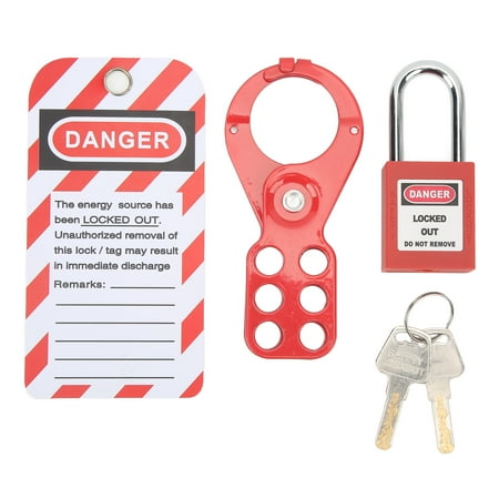 Lockout Tagout Kit, Excellent Insulation Stainless Steel High Security ...