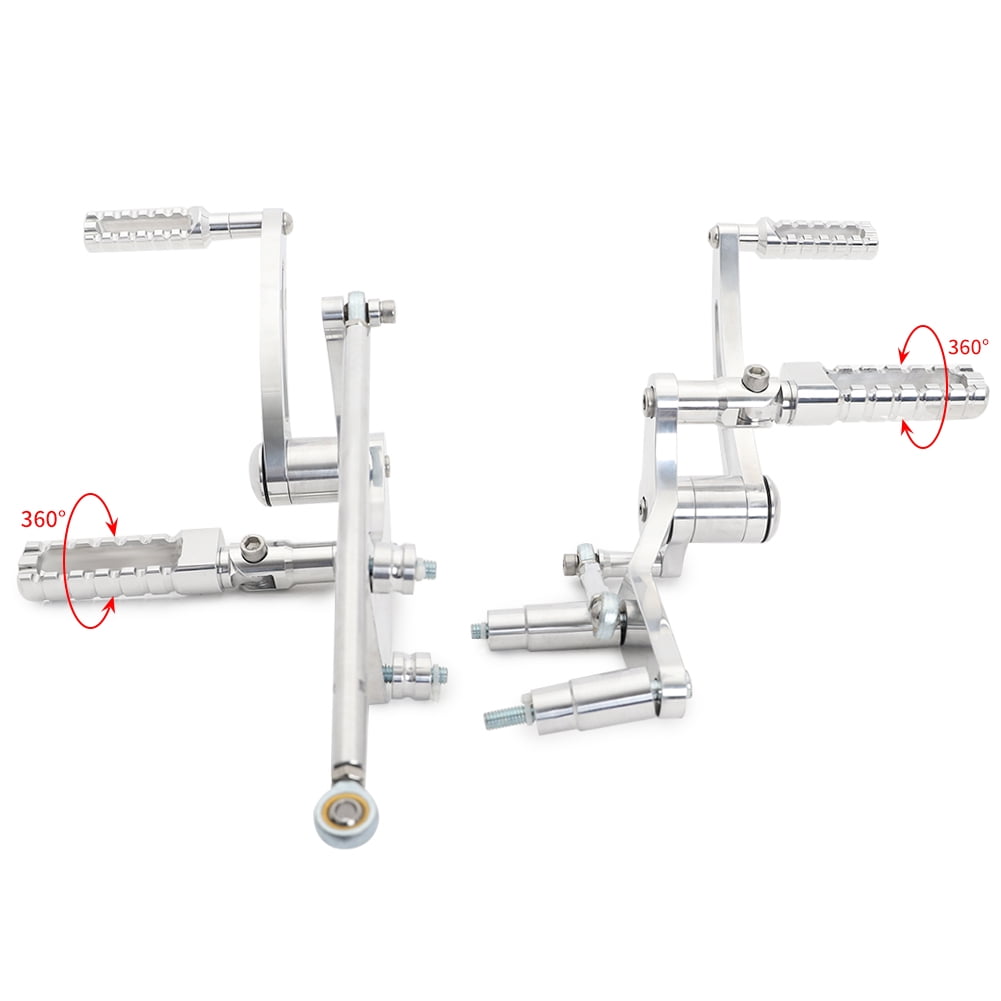 Polished Forward Controls Roating Foot Pegs for Harley Davidson Street ...