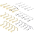 30Pcs Acrylic Transparent Colored Nose Studs, Mixed Colors ...