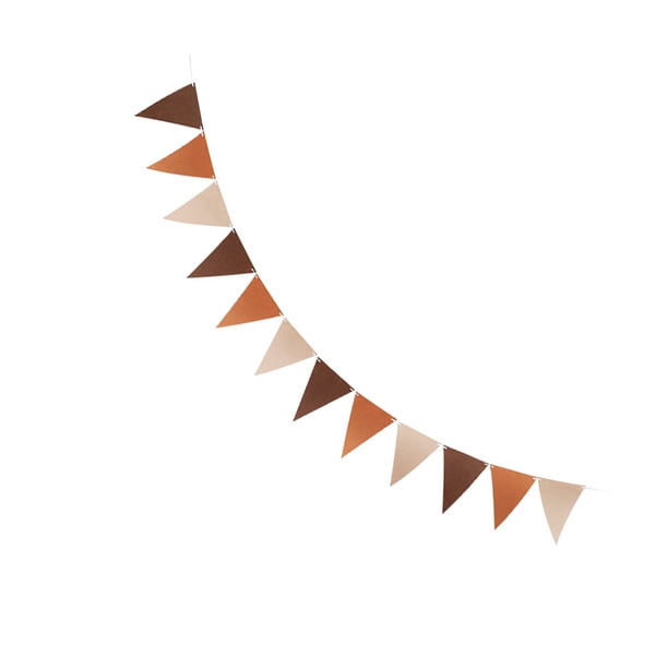 maskred 1piece Multifunctional Retro Brown Birthday Flag - For Various ...