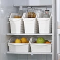 Walmart ABS Plastic Storage Box, Stackable Baskets for Kitchen, Large ...