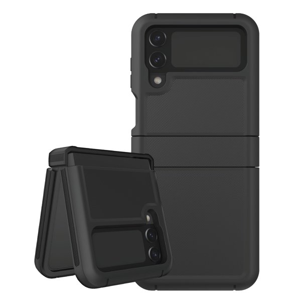 onn. Rugged Phone Case for Samsung Galaxy Z Flip4 5G - Black - Walmart.com