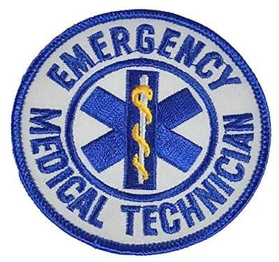 EMERGENCY MEDICAL TECHNICIAN EMT PATCH FIRST 1ST RESPONDER RESCUE ...