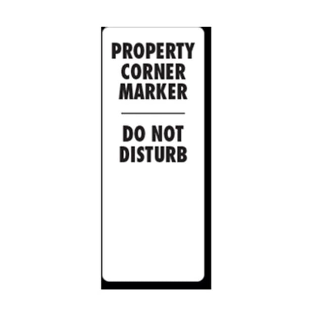 EverMark WVM022 Property Corner Marker - Do Not Disturb Clip-On Sign ...