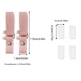 2Pcs U Shaped Pearls Elastic Shoe Straps Anti Slip High Heel Straps for ...