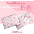 14.5x19 Designer Poly Mailer 100 Pack Heavy Duty Waterproof Self Seal ...