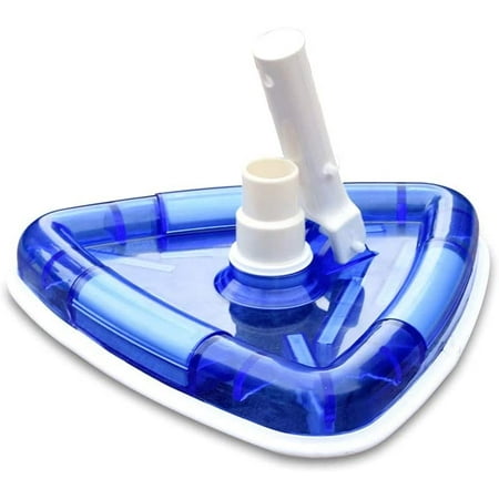 Clear Triangle Pool Vacuum Head, Weighted Base, with 2M Telescopic Rod ...