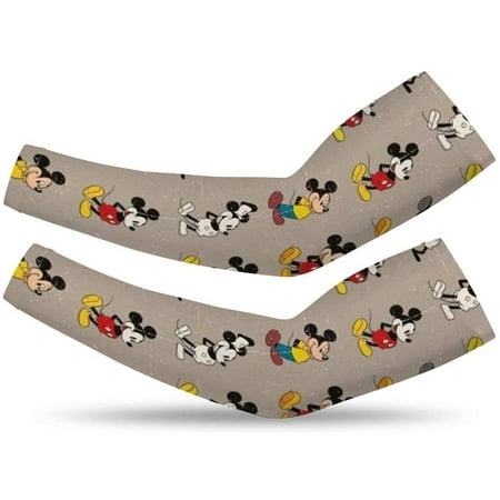 Mickey Minnie Mouse Patterns Arm Protection Sun Sleeves for Mens Women ...