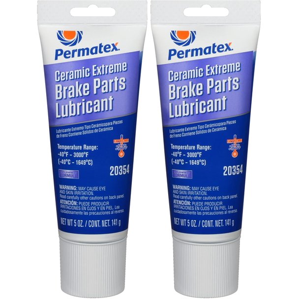 Lubricante de frenos Permatex 20354 Ceramic Extreme 141 g, paquete 2 ...