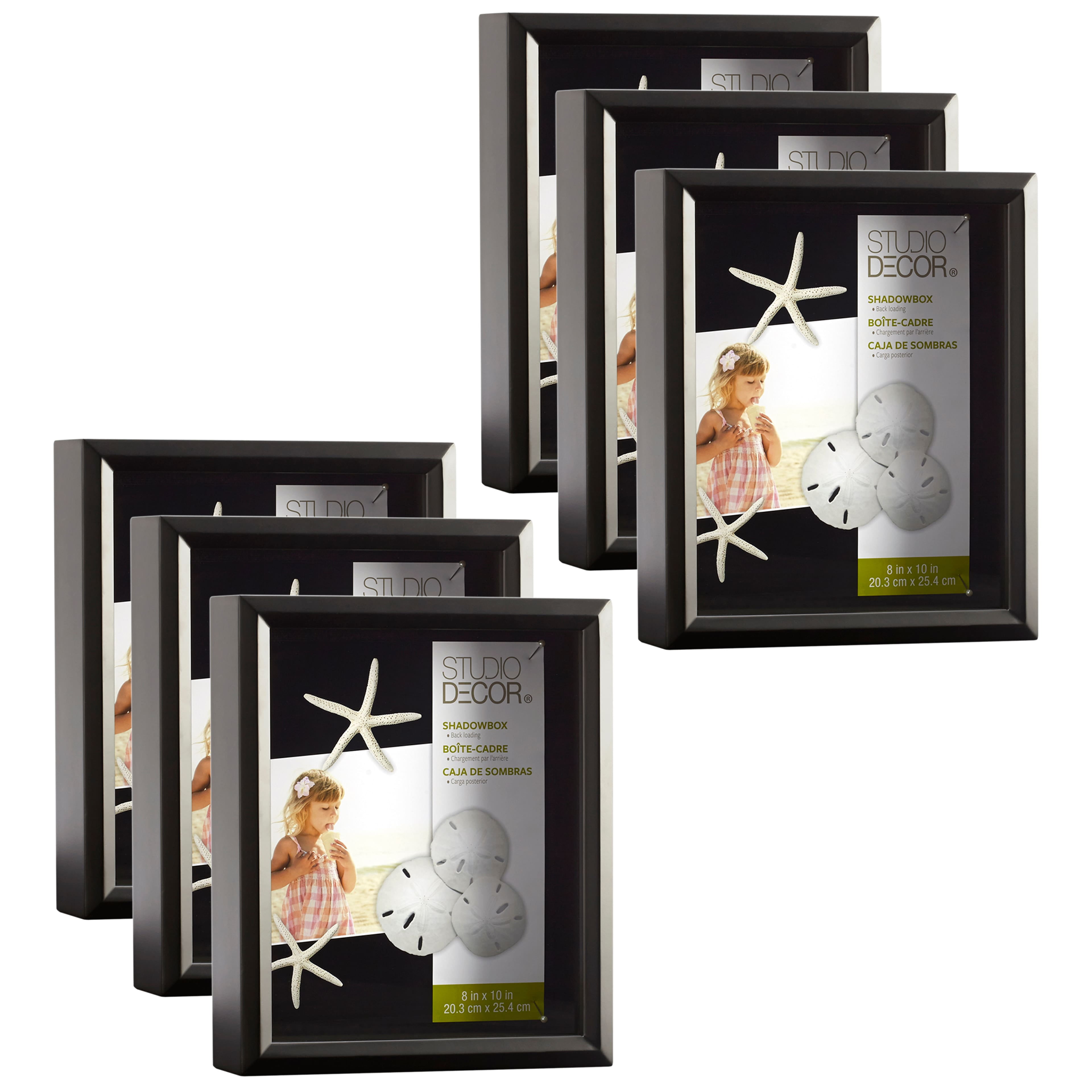 MICHAELS Bulk 6 Pack: Black Shadow Box by Studio Décor® - Walmart.com