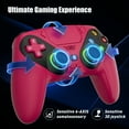 Gamrombo Wireless PS5 Controller, RGB Lighting, Turbo Buttons ...