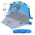 Sunny 94.5" x 51.5" Beach Tent - Walmart.com