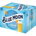 Blue Moon Light Craft Beer, 12 Pack, 12 fl oz Aluminum Cans, 4.0% ABV ...