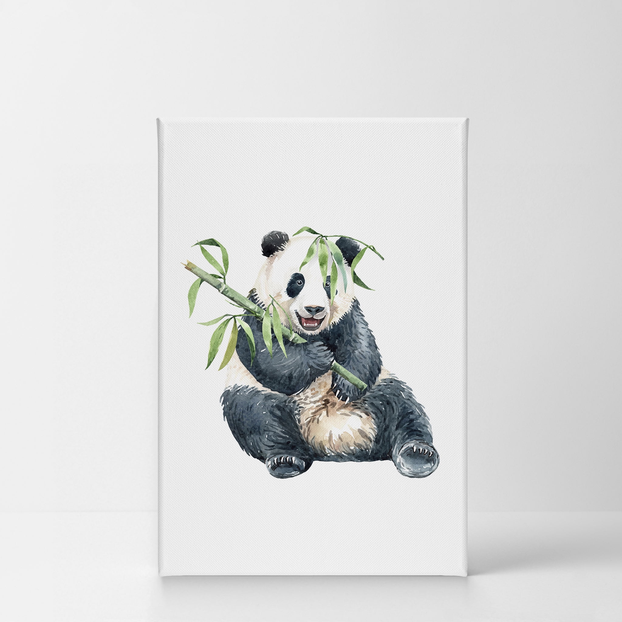 Smiling Panda Drawing