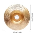 THOPBPRK Beveled Wood Carving Disc Angle Grinder Attachment Shaping ...
