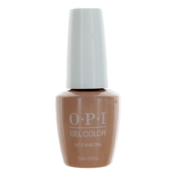 OPI Gel Nail Polish by OPI, .5 oz Gel Color - Put It In Neutral ...