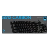 Logitech G512 CARBON RGB Mechanical Gaming Keyboard with GX Brown ...