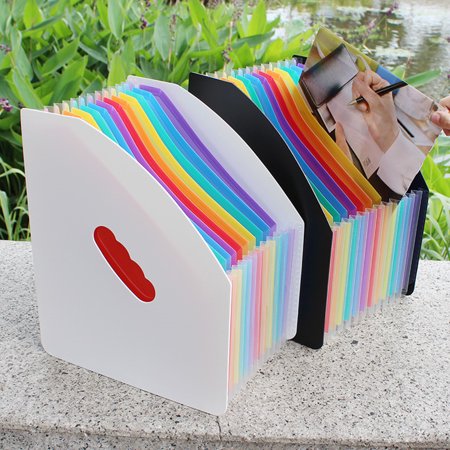 Expanding File Folder, Pocket Plastic A4 Concertina Expandable File ...