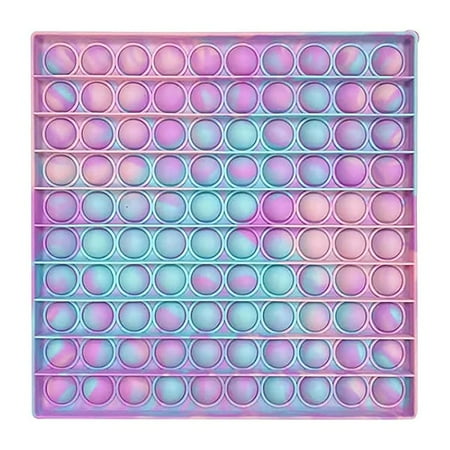 Selm Luminous Pop It Poppit Glow in the Dark 20cm Big Size Square Anti ...