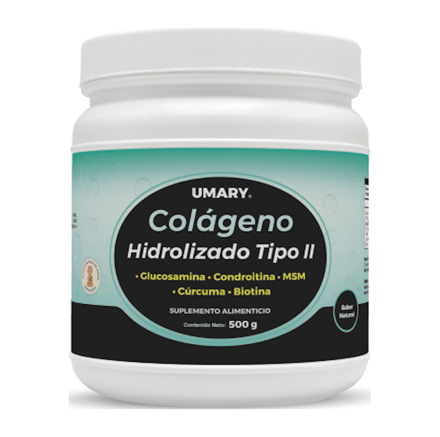 UMARY Colágeno Hidrolizado Tipo Il 100% Original 500g azul cielo ...