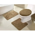 Imperial 3-Piece Bath Rug Set in Taupe - Walmart.com