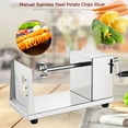 Intbuying Manual Stainless Steel Twisted Thin Potato Slice Veggie