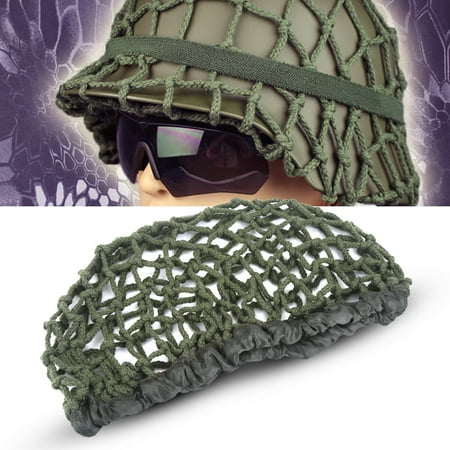 LHCER Helmet Camouflage Net, Helmet Cover Net,1PC Army Green Cotton ...