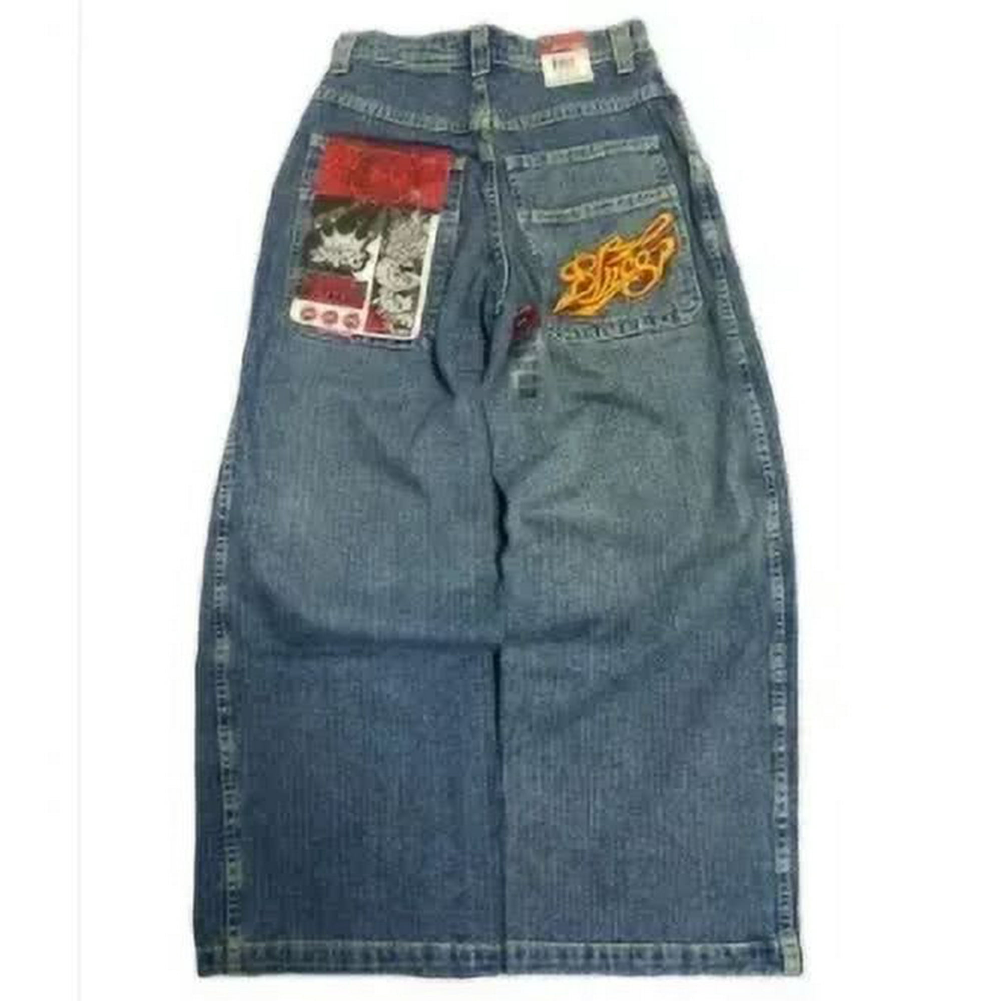 Click here for Harajuku Hip Hop Jnco Y2k Baggy Jeans Men Embroide... prices