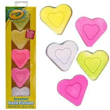 Crayola Bath Fizzies - Colorful Bath Water Drops with Reusable Pouch ...
