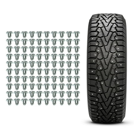 100Pcs Tire Studs for Holes Slip Tire Screw Wheel Winter Snow Spikes ...