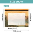 A4 File Binder 2Pack Pouch Pencil Work & Study File Pouch Warm Mountain ...