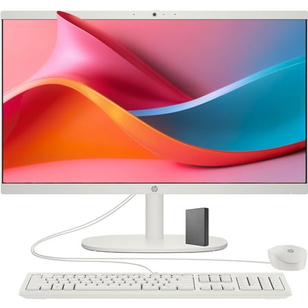 "HP All-In-One 23.8"" Full HD Touchscreen Computer, AMD Ryzen 3, 8GB ...