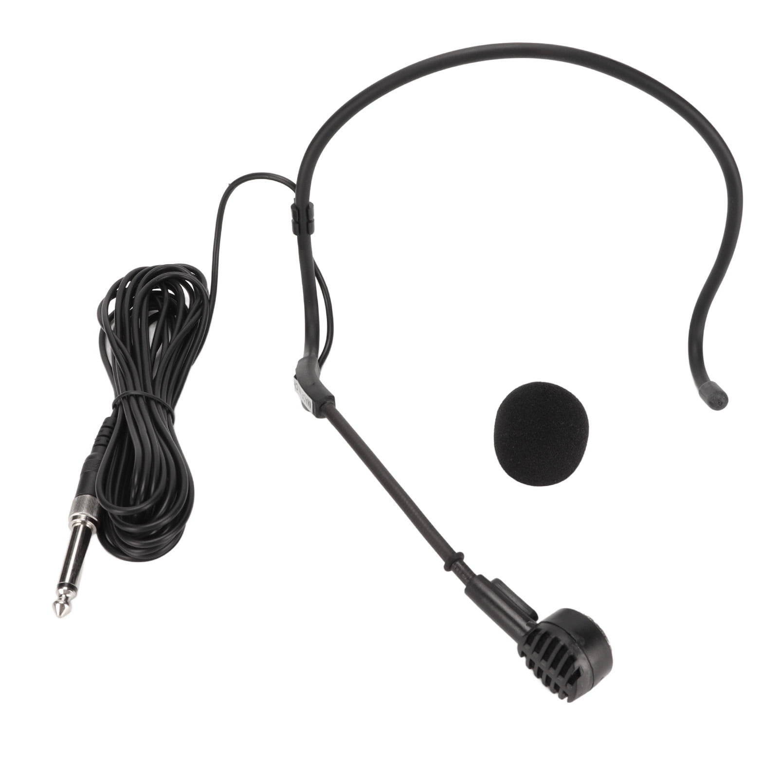 Micrófono con gancho para la oreja de 6,35mm, micrófono ergonómico ...