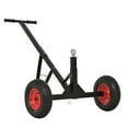 Olurrisa Heavy Duty 800lbs Trailer Dolly with 2" Hitch Ball, Tri-Wheels ...