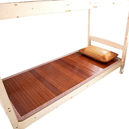 Summer Sleeping Mat,Bamboo Mattress Topper,Bamboo Mat Double-Sided Use ...
