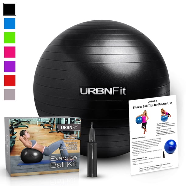 Exercise Balls For Fitness, Stability & Yoga - Workout Guide Included ...