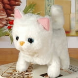 BESTSKY Cat Stuffed Animal,Interactive Kitty Stuffed Animal Cat ...